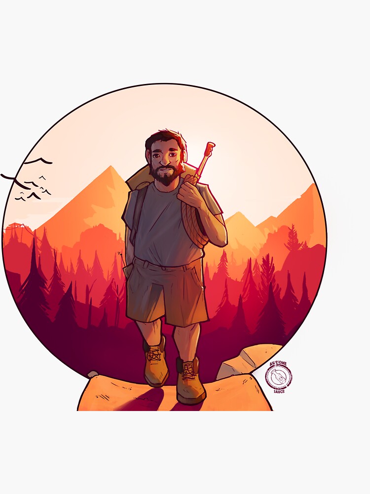 "Firewatch" Sticker for Sale by awesomesauze | Redbubble