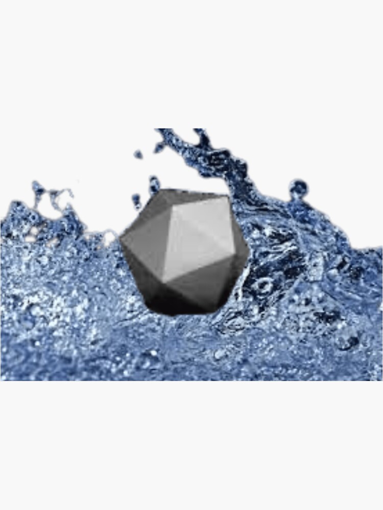 "Hydrokinesis - Water Object" Sticker for Sale by Rosa0506 | Redbubble