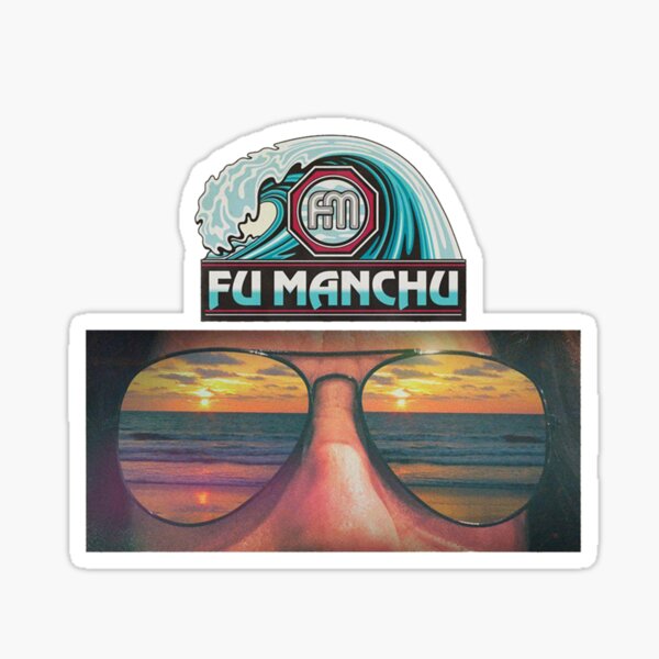"FU MANCHU MUSIC ARTWOK Essential" Sticker for Sale by JayJacobsK ...