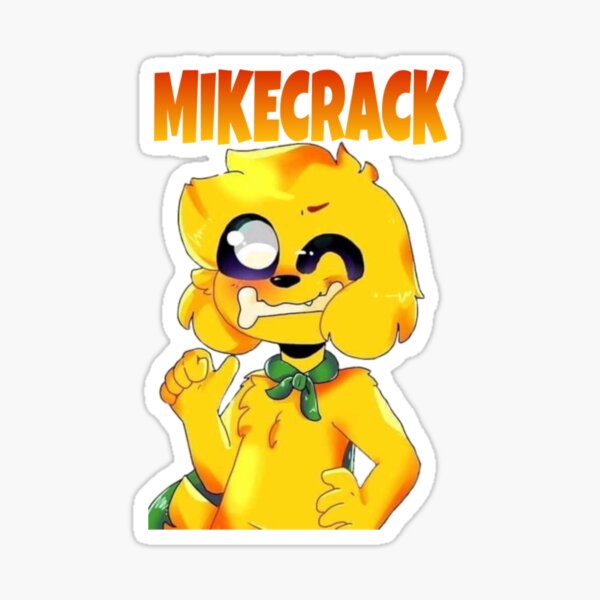 "MIKECRACK" Sticker for Sale by RickSchoen | Redbubble