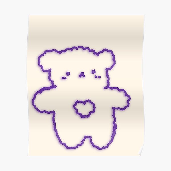 "cute bear" Poster for Sale by cutedream | Redbubble