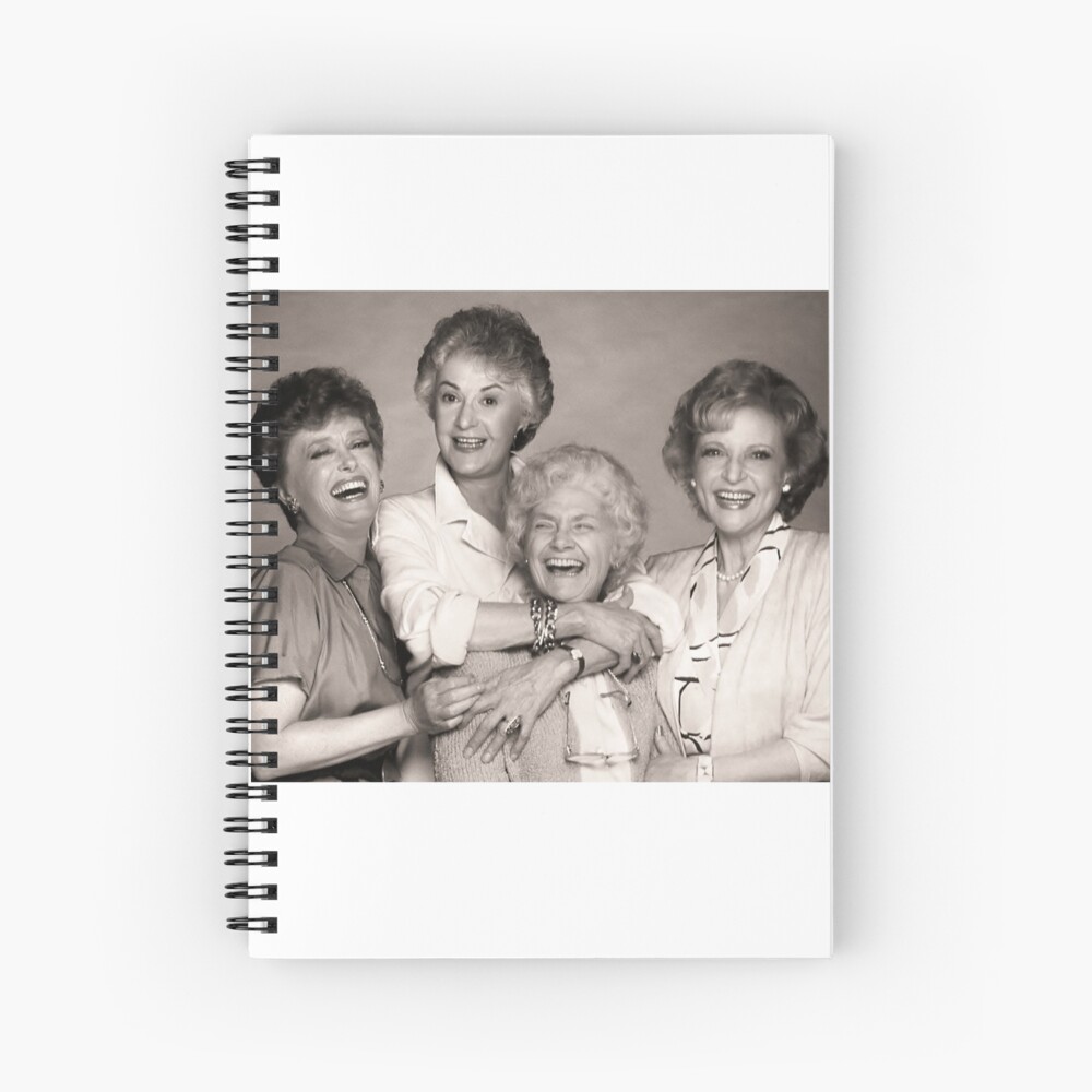 "The Golden Girls" Spiral Notebook for Sale by micorreo | Redbubble
