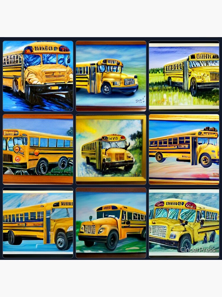 "School Bus Safety Pack" Photographic Print for Sale by CinderPress ...