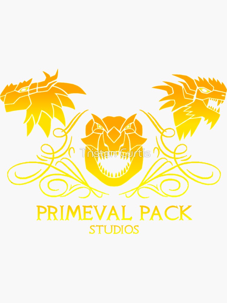 "Primeval Pack Studio's Logo" Sticker for Sale by PrimevalPack777 ...