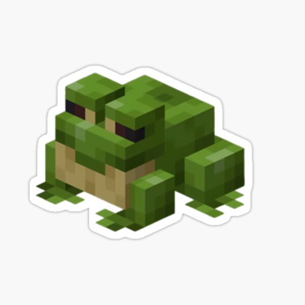 "Minecraft Frog" Sticker for Sale by SisterBecker | Redbubble