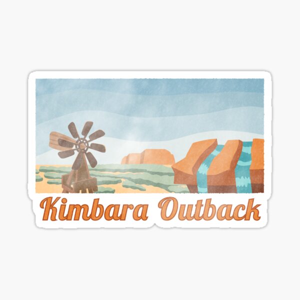 "Kimbara Outback" Sticker for Sale by Silent0Forest | Redbubble