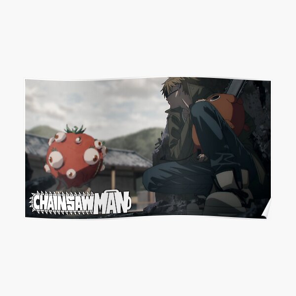 "Chainsaw Man - Tomato Devil" Poster for Sale by FrogHermit | Redbubble
