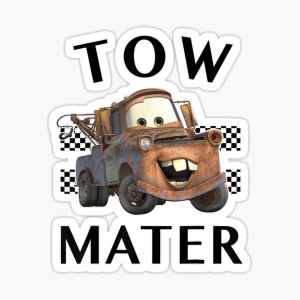"Mater Finish Graphic" Sticker for Sale by JellyPiper | Redbubble