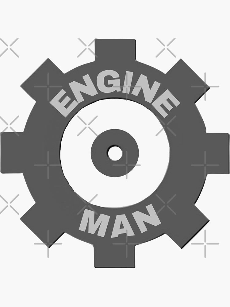 "Engineman" Sticker for Sale by GlennKing5 | Redbubble
