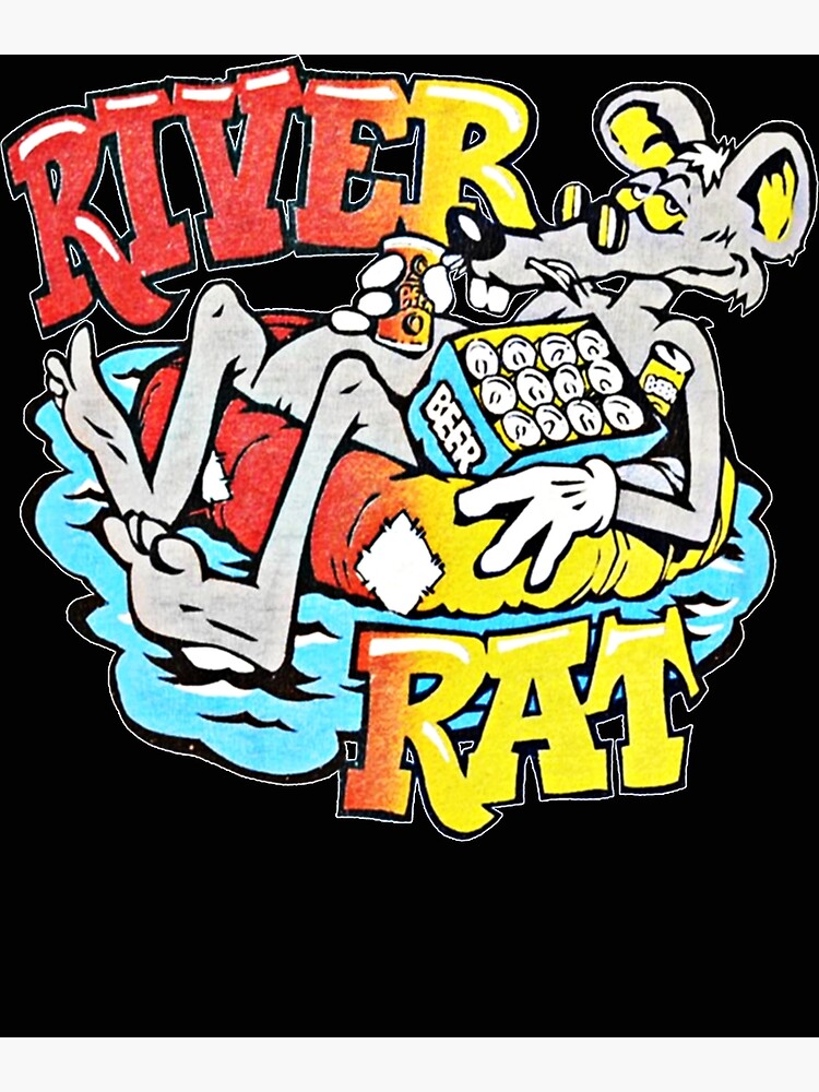 "River Rat 80s Graphic" Poster for Sale by Katrothe | Redbubble