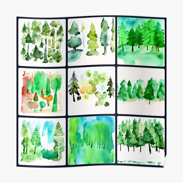 "Forest Products Pack - Jungle, Rainforest Art" Poster for Sale by ...