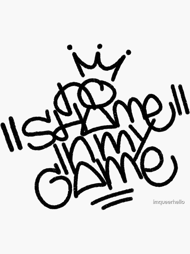 "Boys run the riot T-shirt tag" Sticker for Sale by imqueerhello ...