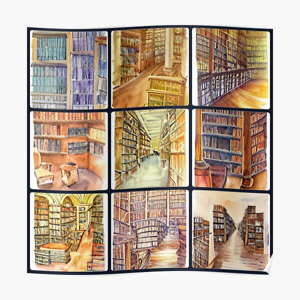 "Friends of Libraries Pack " Poster for Sale by CinderPress | Redbubble