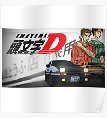 Initial D Posters | Redbubble
