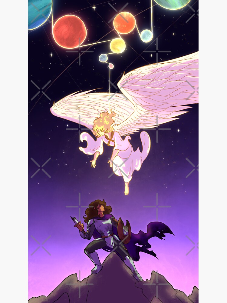 "Illustration: God From The Machine" Sticker for Sale by OSPYouTube ...