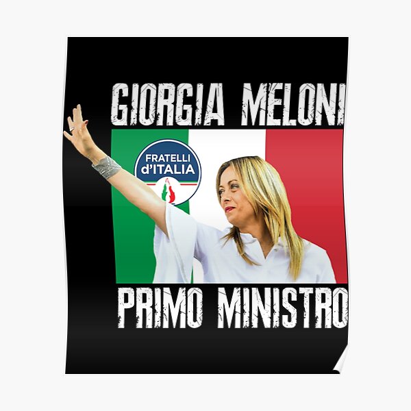 "Giorgia Meloni for Italy Prime Minister " Poster for Sale by ...