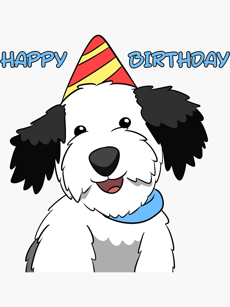 "Happy Birthday Doug" Sticker for Sale by DougsMom | Redbubble