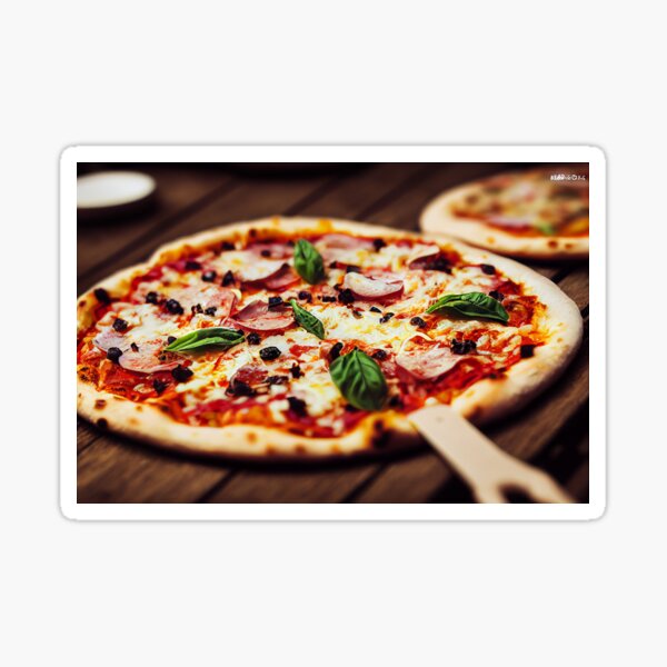 "Fresh Neapolitan Margherita pizza, food photography, computer AI ...