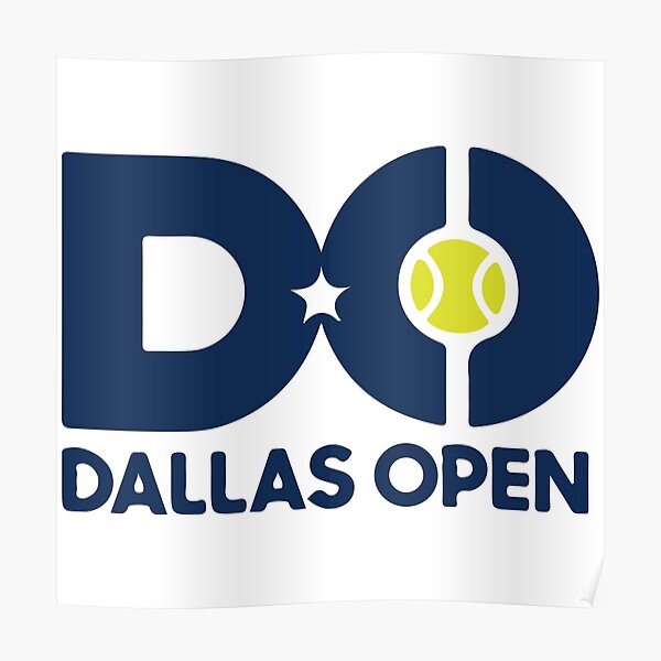 "Dallas Open Tennis Fans" Poster for Sale by Handlettering69 | Redbubble