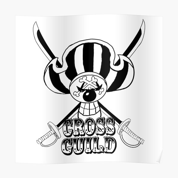 "One Piece Cross Guild" Poster for Sale by lilymarg | Redbubble