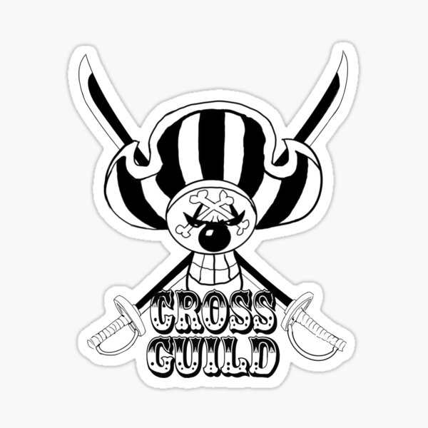 "One Piece Cross Guild" Sticker for Sale by lilymarg | Redbubble