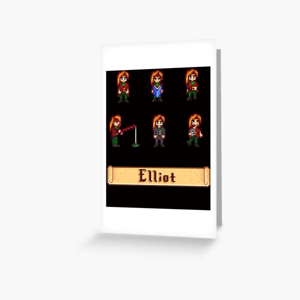 "Stardew Valley Sprites Elliot " Greeting Card for Sale by ...