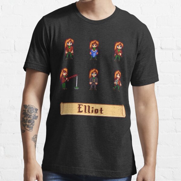 "Stardew Valley Sprites Elliot " T-shirt for Sale by michaelhaines ...