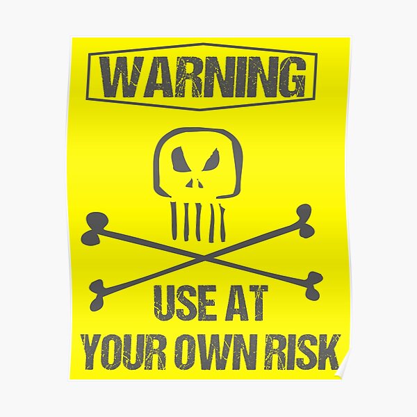 "Warning Skull Poison Label Version 4" Poster for Sale by SimonSay ...