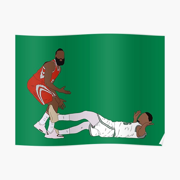 "Marcus Smart Draws The Charge" Poster for Sale by RatTrapTees | Redbubble