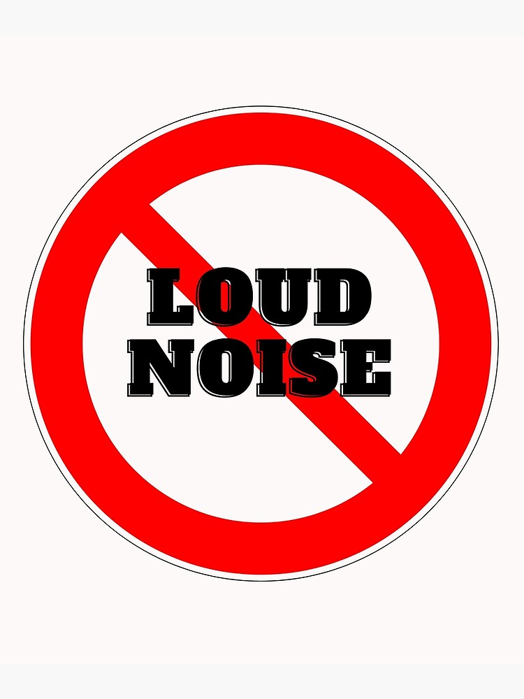 "No Loud Noise - Funny Witty Sarcastic " Poster for Sale by ...