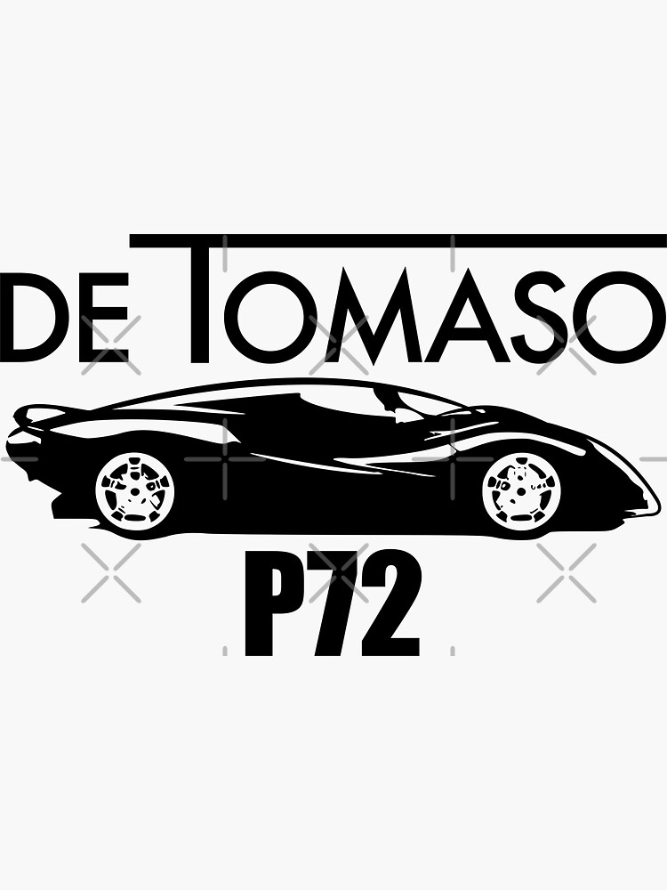 "De Tomaso P72" Sticker for Sale by DiabloLavori | Redbubble
