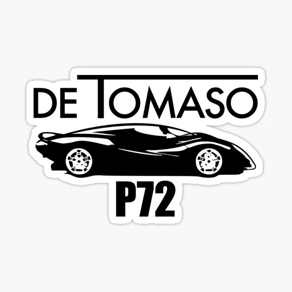 "De Tomaso P72" Sticker for Sale by DiabloLavori | Redbubble