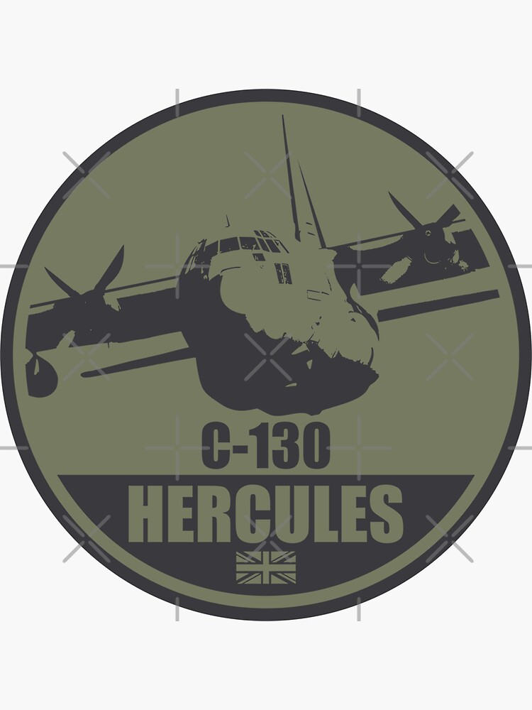 "RAF C-130 Hercules" Sticker for Sale by StrongVlad | Redbubble