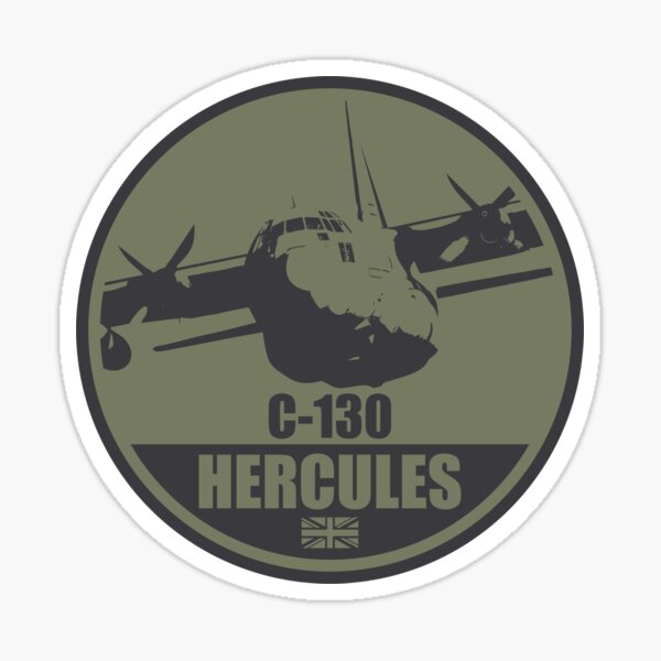 "RAF C-130 Hercules" Sticker for Sale by StrongVlad | Redbubble
