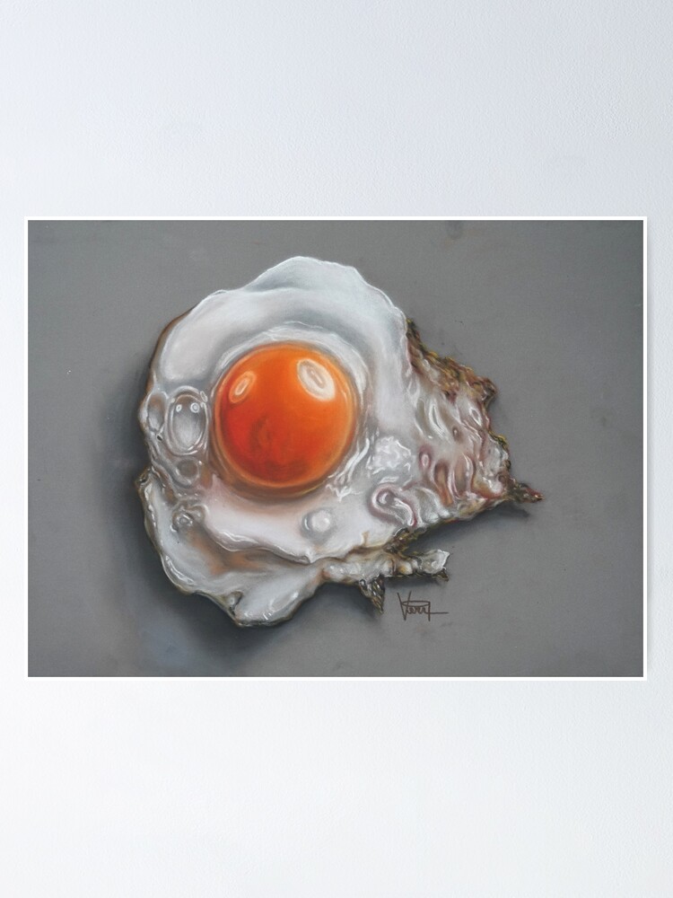 "Fried Egg" Poster for Sale by VeriArt | Redbubble