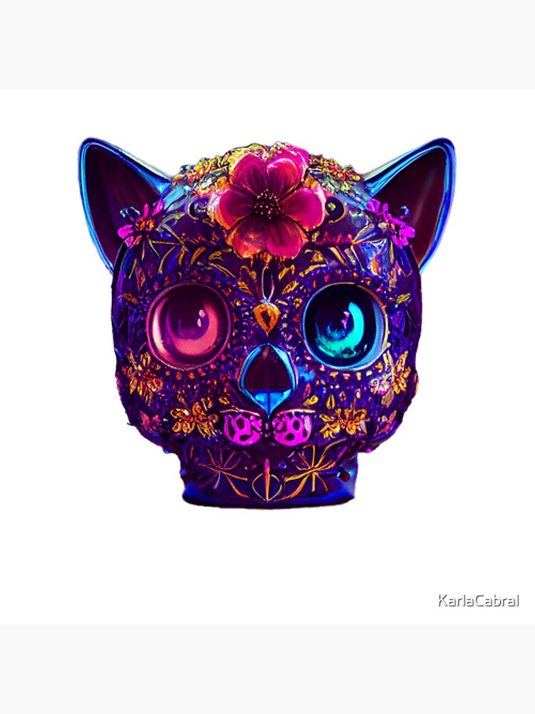 Póster «DIA DE MUERTOS, CALAVERA DE AZUCAR, SUGAR SKULL, CALAVERA DE ...