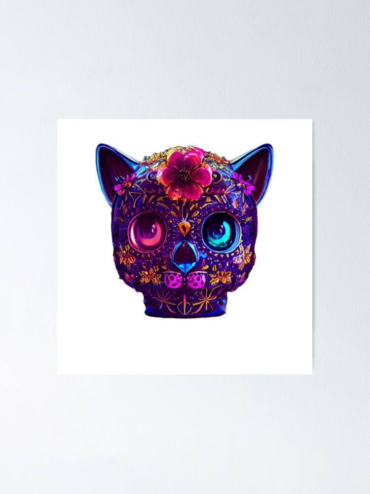 Póster «DIA DE MUERTOS, CALAVERA DE AZUCAR, SUGAR SKULL, CALAVERA DE ...