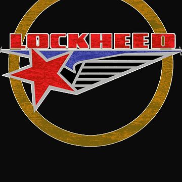 "Vintage Lockheed" Sticker for Sale by Brooknfratello | Redbubble