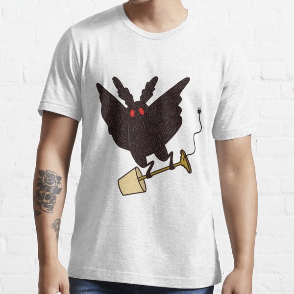 "Mothman With Lamp" T-shirt for Sale by Kimiwarui | Redbubble | mothman ...