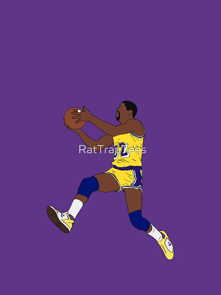 "Magic Johnson Layup" iPhone Case for Sale by RatTrapTees | Redbubble