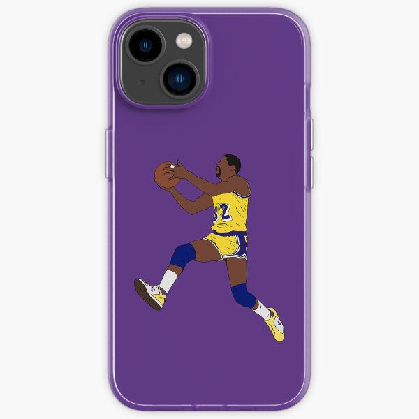 "Magic Johnson Layup" iPhone Case for Sale by RatTrapTees | Redbubble