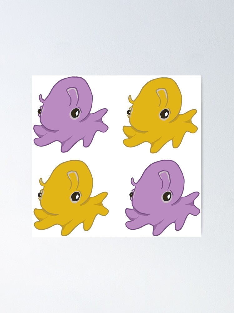 "Dumbo octopus" Poster by B-A-R-F | Redbubble