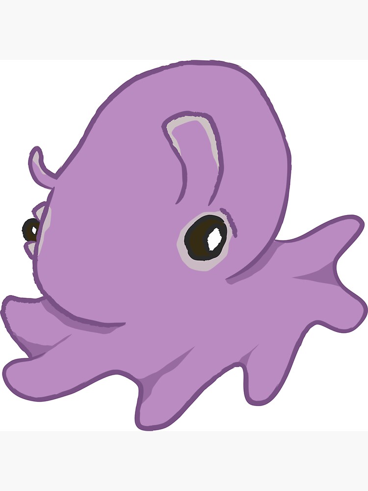 "Dumbo octopus" Sticker for Sale by B-A-R-F | Redbubble