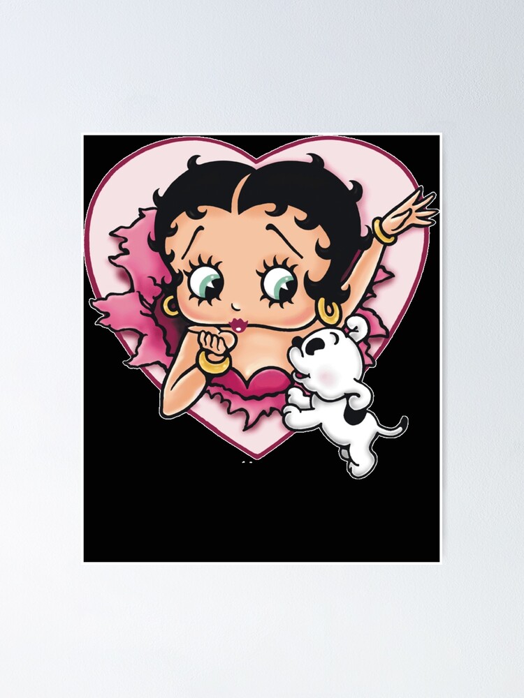 "Betty Boop character Sticker" Poster for Sale by robertlaplaca | Redbubble