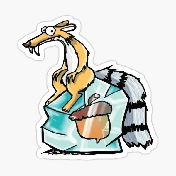 "Scrat - Ice age" Sticker for Sale by FunkeyMonkey9 | Redbubble