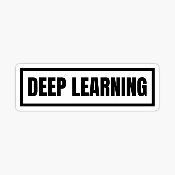 "deep learning" Sticker for Sale by TomorrowQuotes | Redbubble