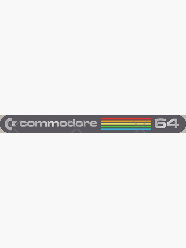 "Commodore 64 Badge" Framed Art Print for Sale by drfortyseven | Redbubble