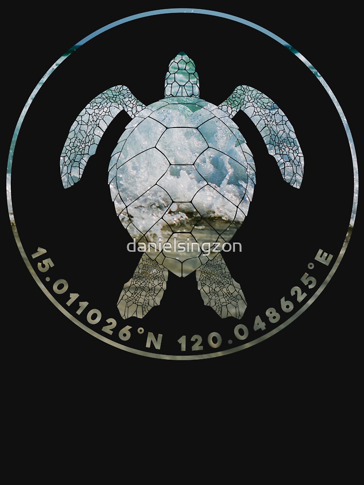 "Pawikan Beach" T-shirt for Sale by danielsingzon | Redbubble | sea t ...