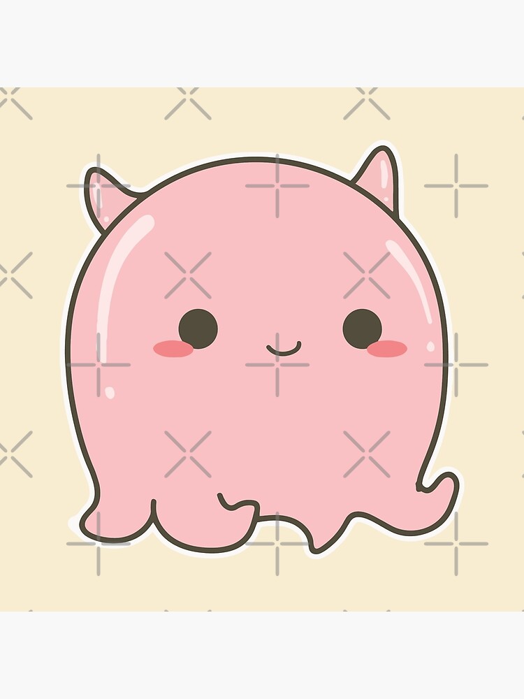 Dumbo Octopus Kawaii Premium Matte Vertical Poster