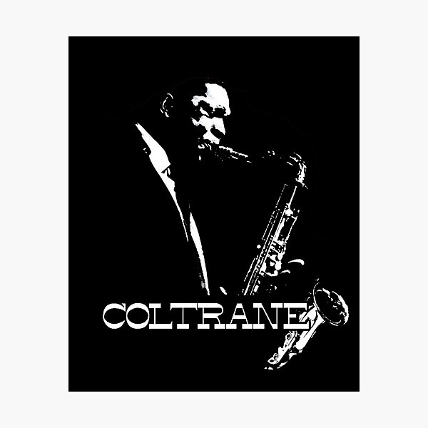 "HD Trane - John Coltrane - b&w plain design HIGH DEFINITION ...